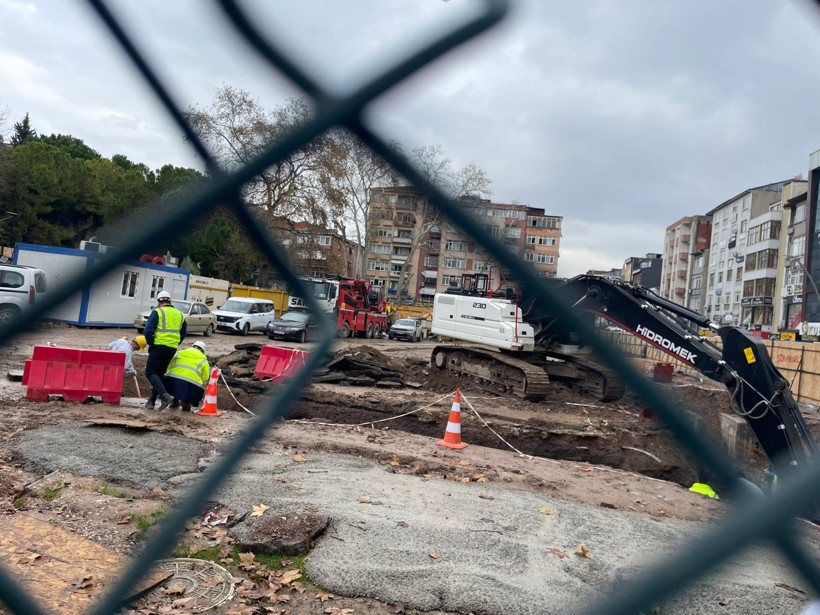 İşte ilk görüntüler: Cumhuriyet Parkı metro durağında kurtarma kazısı ...